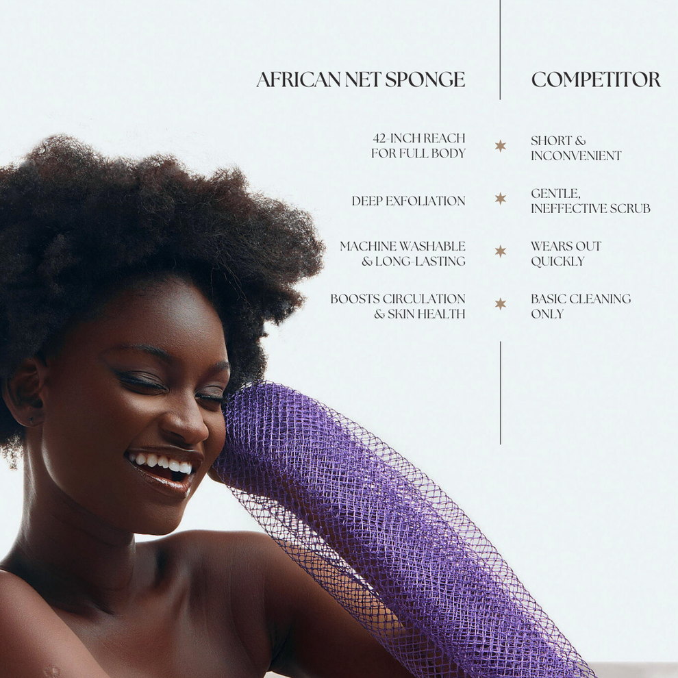 African Net Sponge – SheaLuxeEssentials